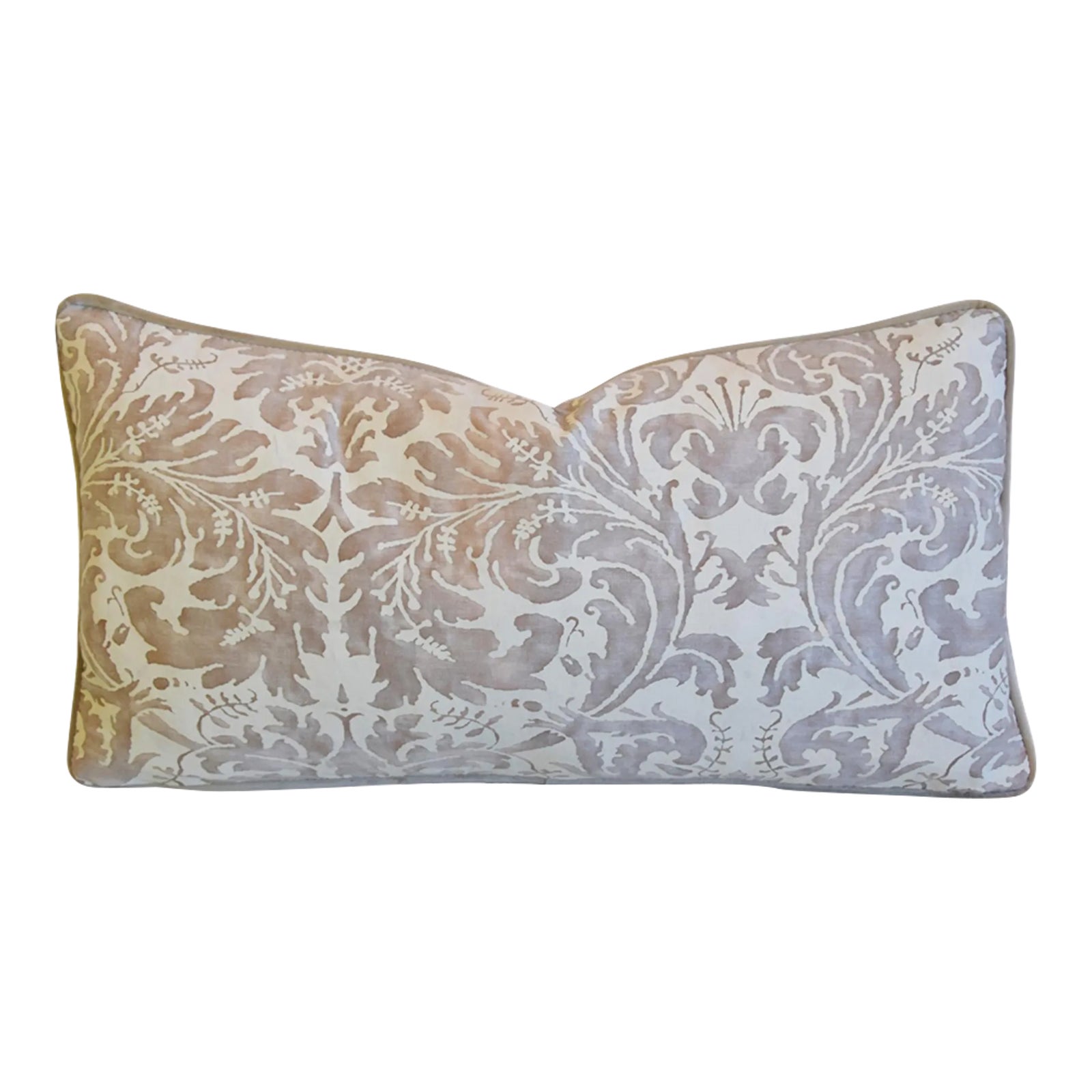 Italian Designer Mariano Fortuny Lucrezia Botanical Feather/Down Pillow ...