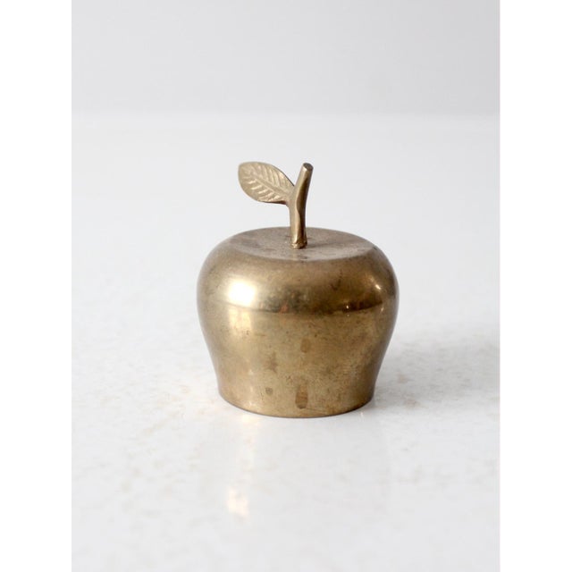 Vintage Brass Apple Bell | Chairish
