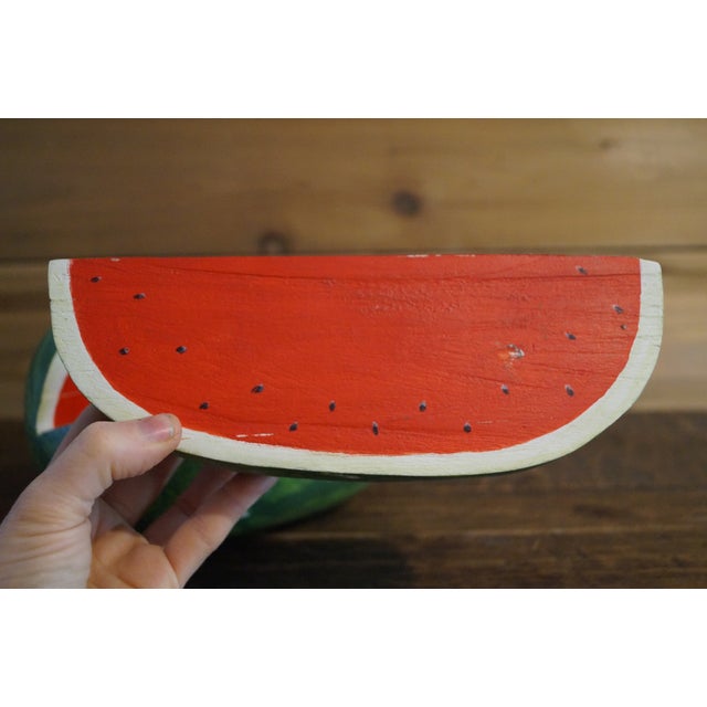 1980s Folk Art Watermelon Sculpture Attributed to Felipe Archuleta ...