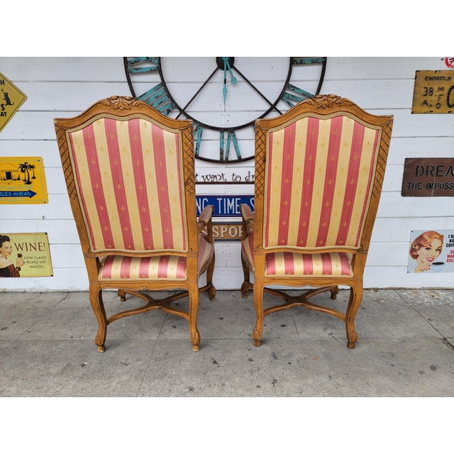Vintage French Style Wingback Chairs- Set of 2 | Chairish