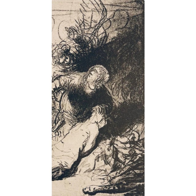 Rembrandt, Abraham About to Sacrifice Isaac, Drawings for the Bible ...