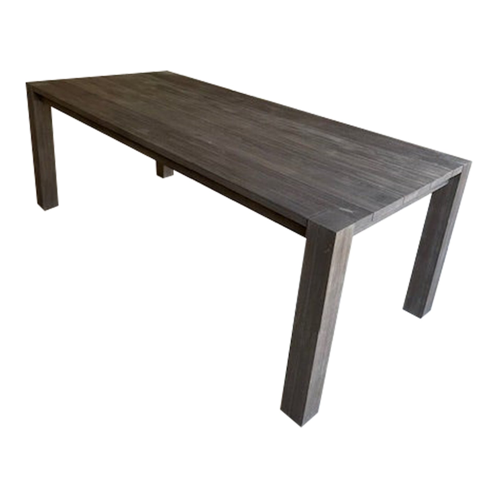 Restoration Hardware Oak Dining Table - Contemporary Coastal Style ...