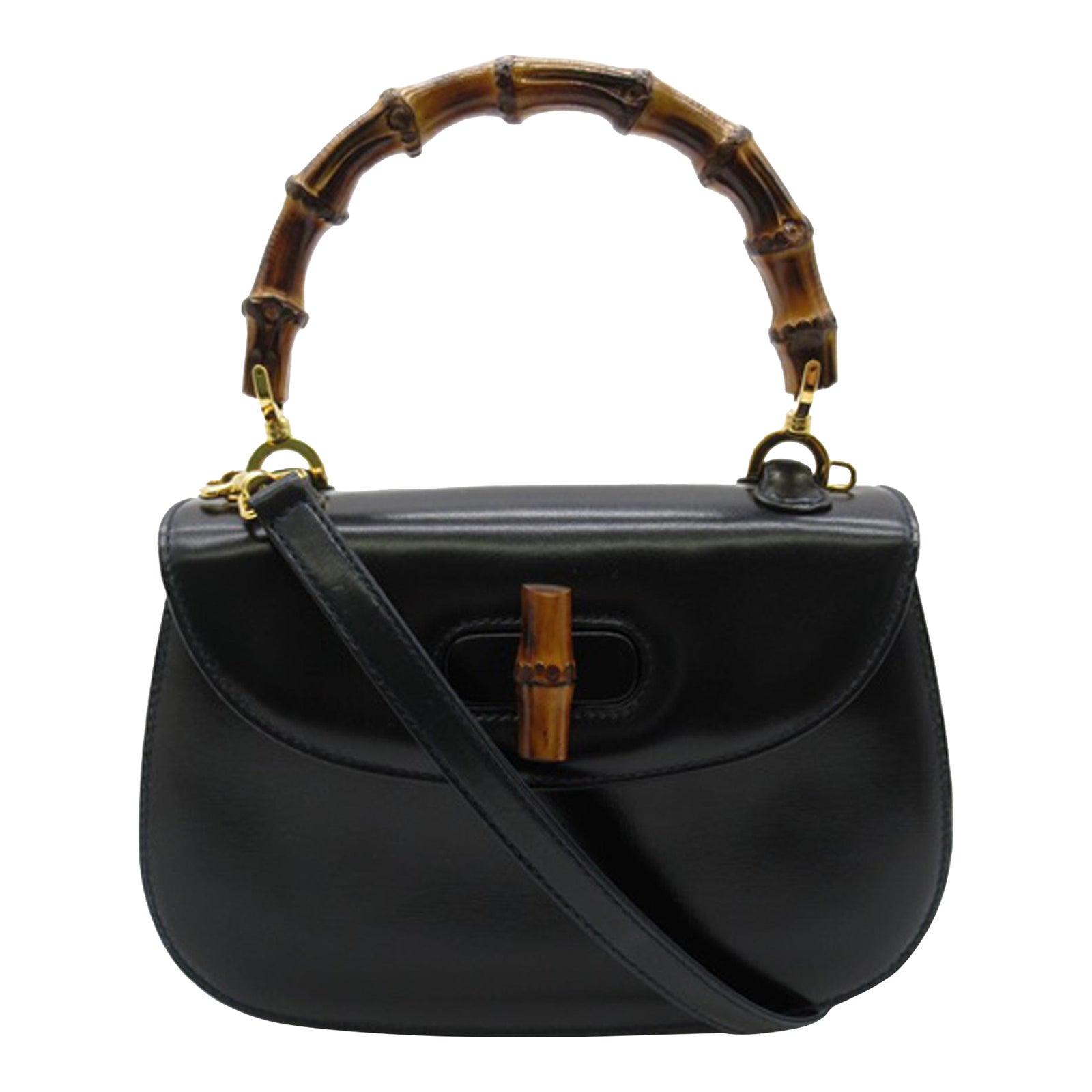 Gucci Bamboo Night Satchel | Chairish