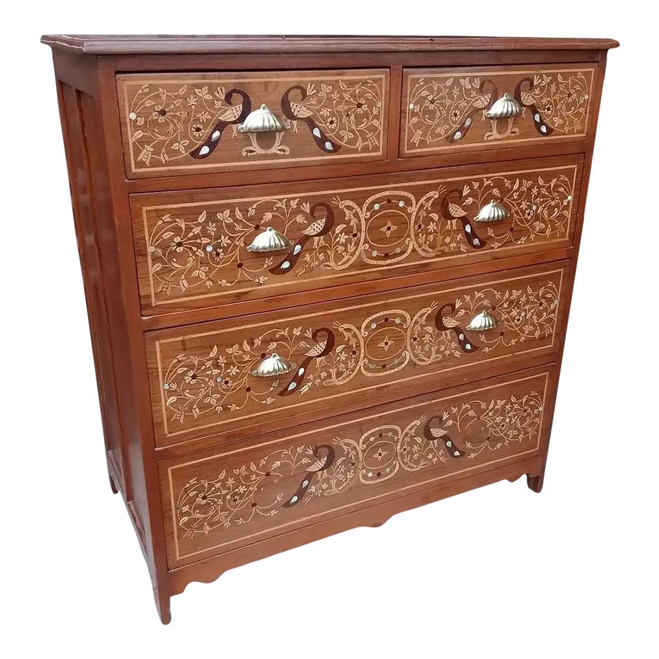 1980s Vintage Wooden Wooden Storage Chestnut Drawer | Chairish