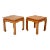Pair of Asian Cypress Side Tables | Chairish