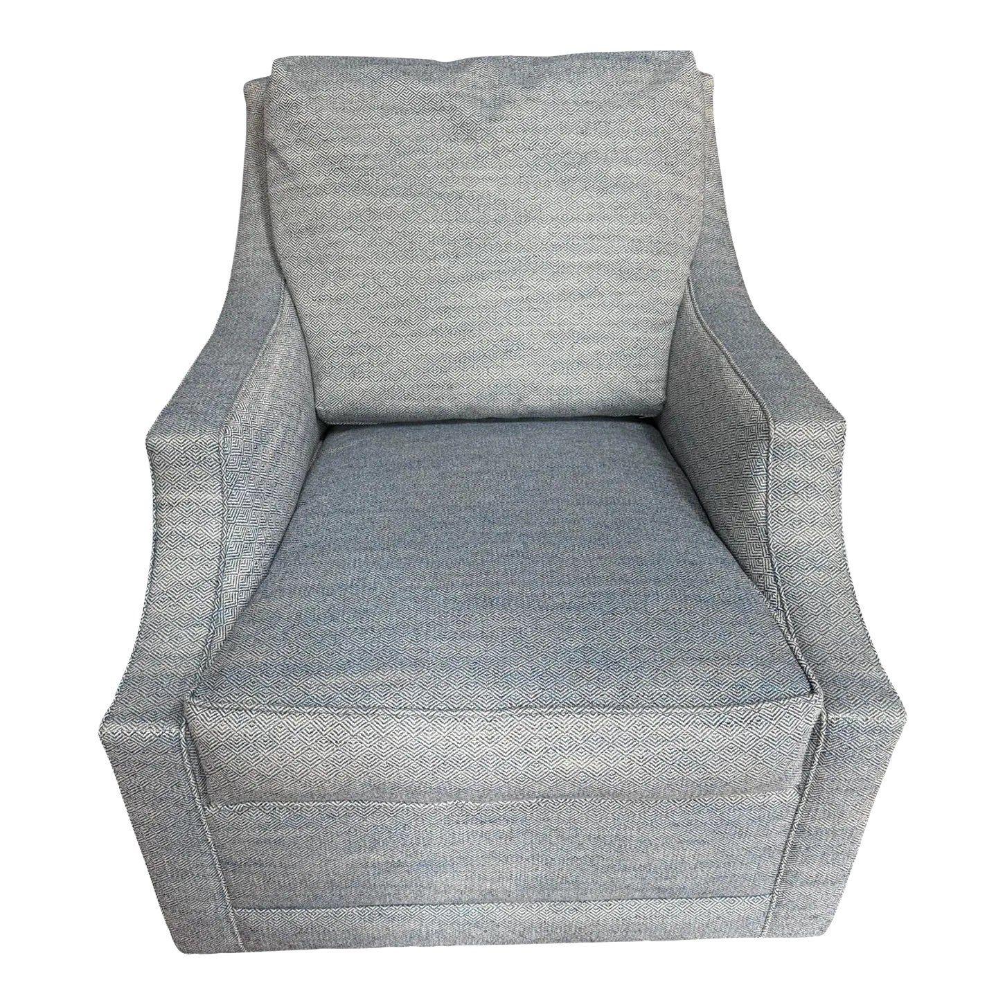 Custom Made Norwalk Furniture Renee Swivel Chair | Chairish