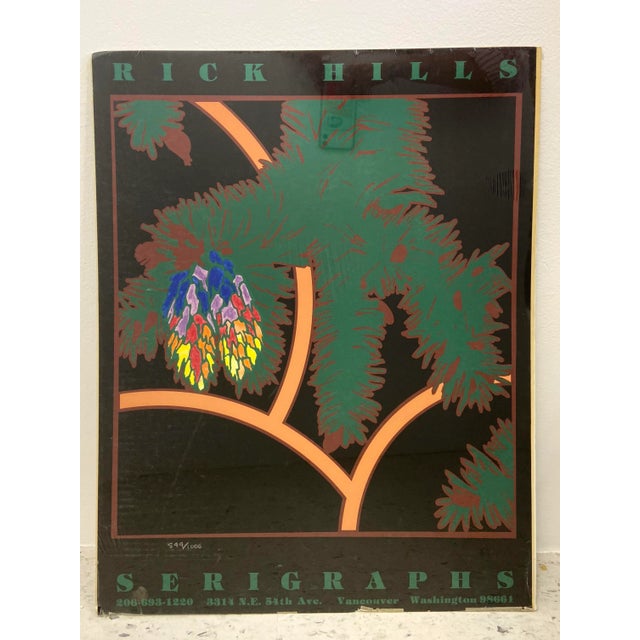 Rick Hills Serigraph Vancouver Tropical Print | Chairish