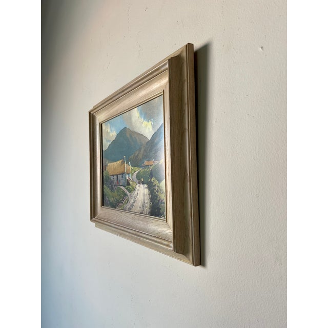 70's Gean Oconnor Impressionist Countryside Farm Landscape Watercolor ...