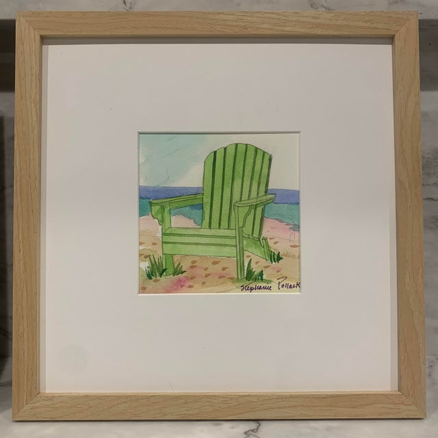 Vintage Stephanie Pollack, Original Watercolors. Set of 6. | Chairish