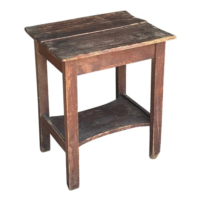 Early 20th Century Primitive Farmhouse Table | Chairish