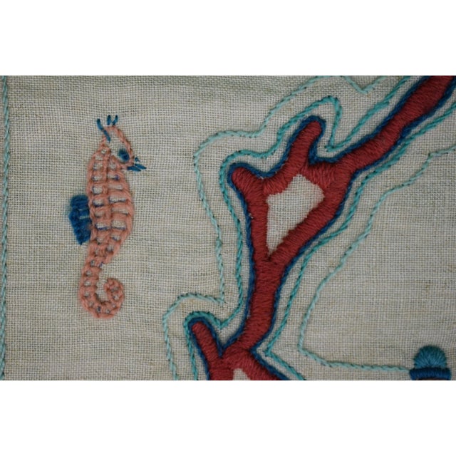 The Bermudas Hand-Stitched Island Map, C1938 | Chairish