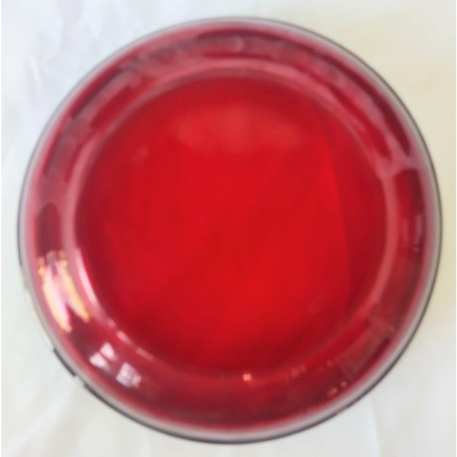 Vintage Arcoroc Ruby Red Glass Dish Set - Set of 18 | Chairish