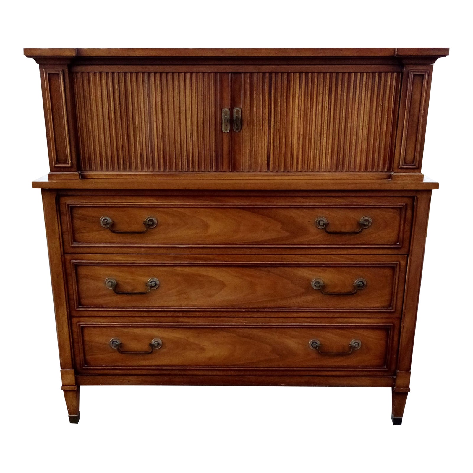 Mid-Century Drexel Highboy Dresser 505-120-1 on Sale Read Below | Chairish