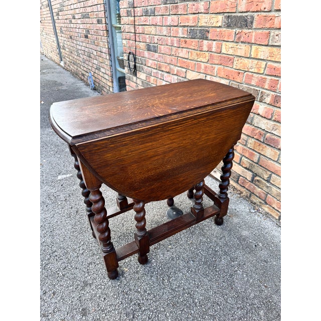 Antique English Gate Leg Table | Chairish