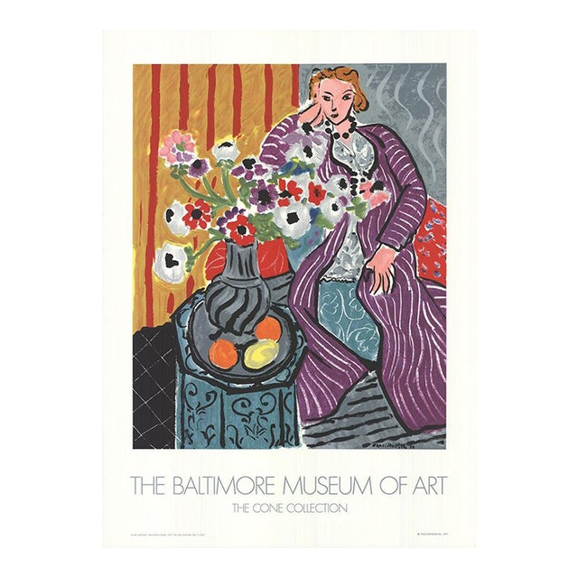 HENRI MATISSE The Purple Robe, 1977 | Chairish