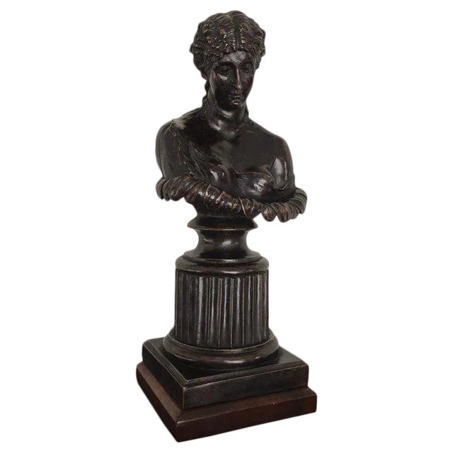 Grand Tour Style Bronze Bust of Clytie | Chairish