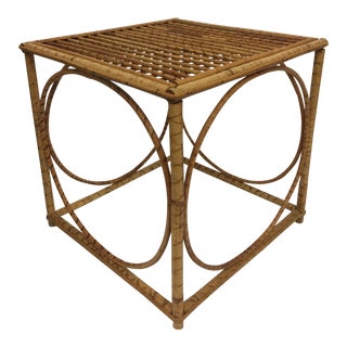 Vintage & Used Bamboo Side Tables | Chairish