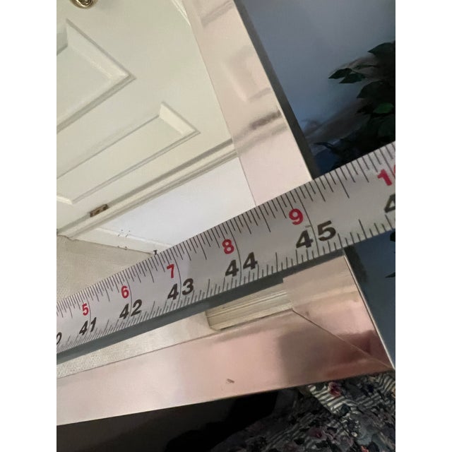 Mid-Century Modern Chrome Wall Mirror | Chairish