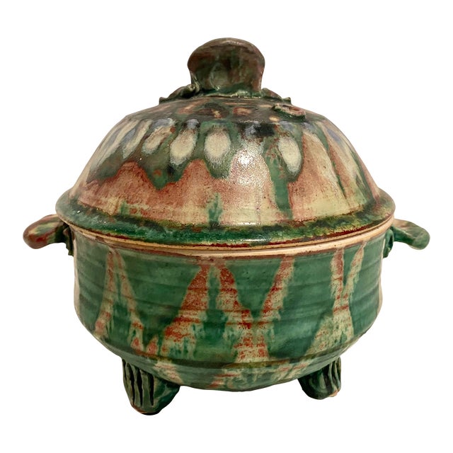 Vintage Pottery Rice Steamer | Chairish