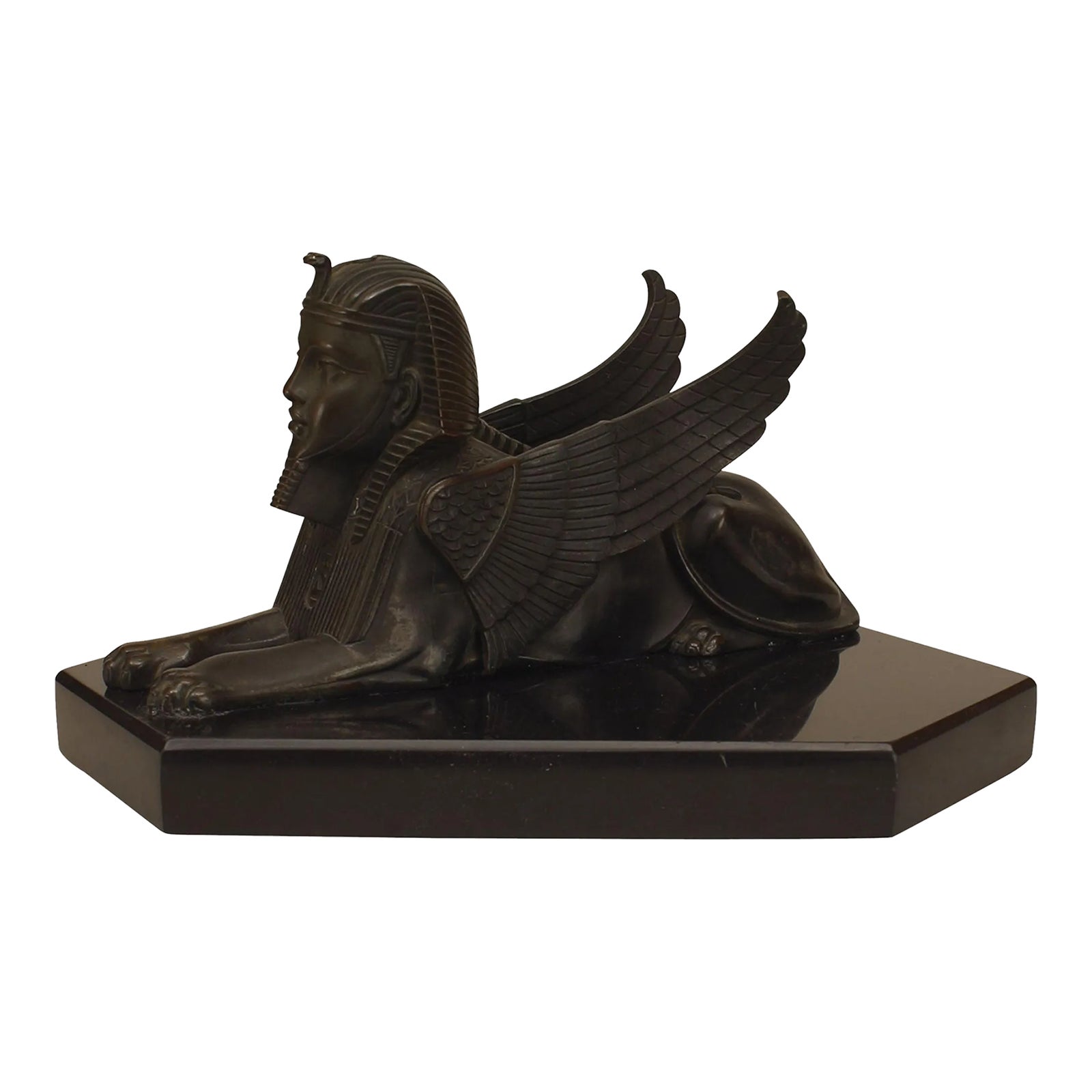 French Empire Bronze Sphinx | Chairish
