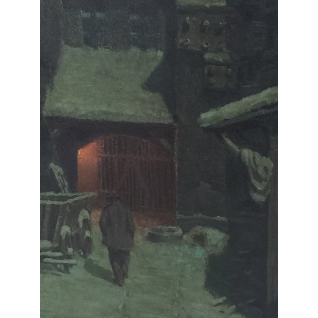 1960s Vintage Albert Schmidt Framed Oil Painting | Chairish