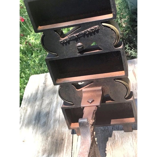 1940s Donald Deskey Design for Bennett Metal Works Modernist Brass and ...