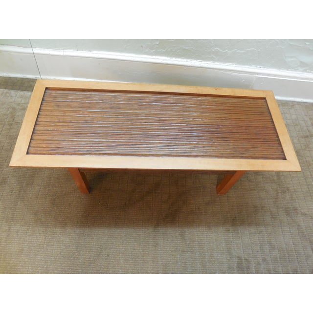Andy Rae Studio Sculpted Mixed Wood Coffee Table | Chairish