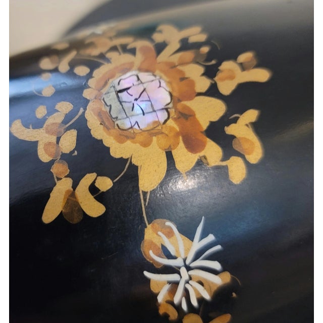 Mid 20th Century Mediterranean Pedestal Accent Side Table With Mother ...