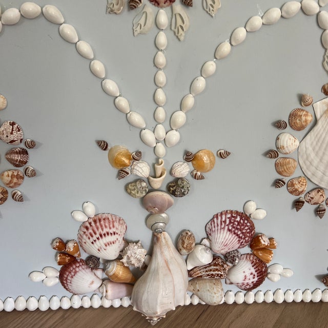 Shell Collage on Panel Panel Artwork | Chairish