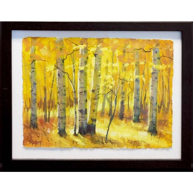 Robert Bob Rohm "Fall Glitter" Original Watercolor Landscape Painting ...