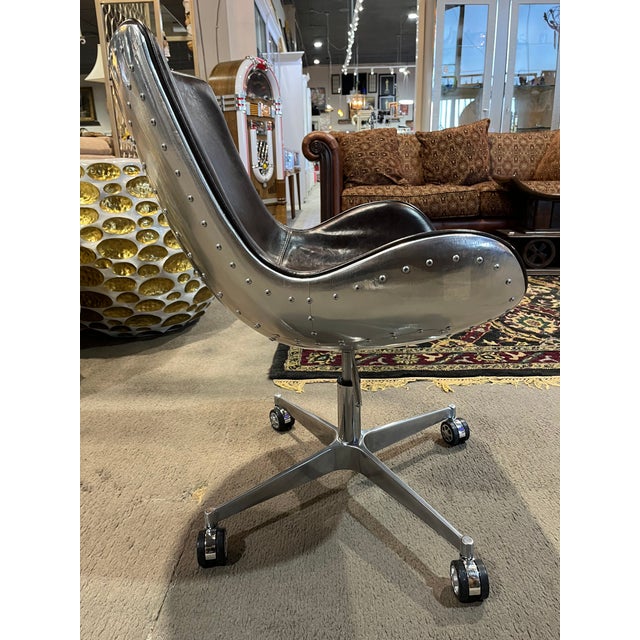 Aviator Style Office Chair | Chairish