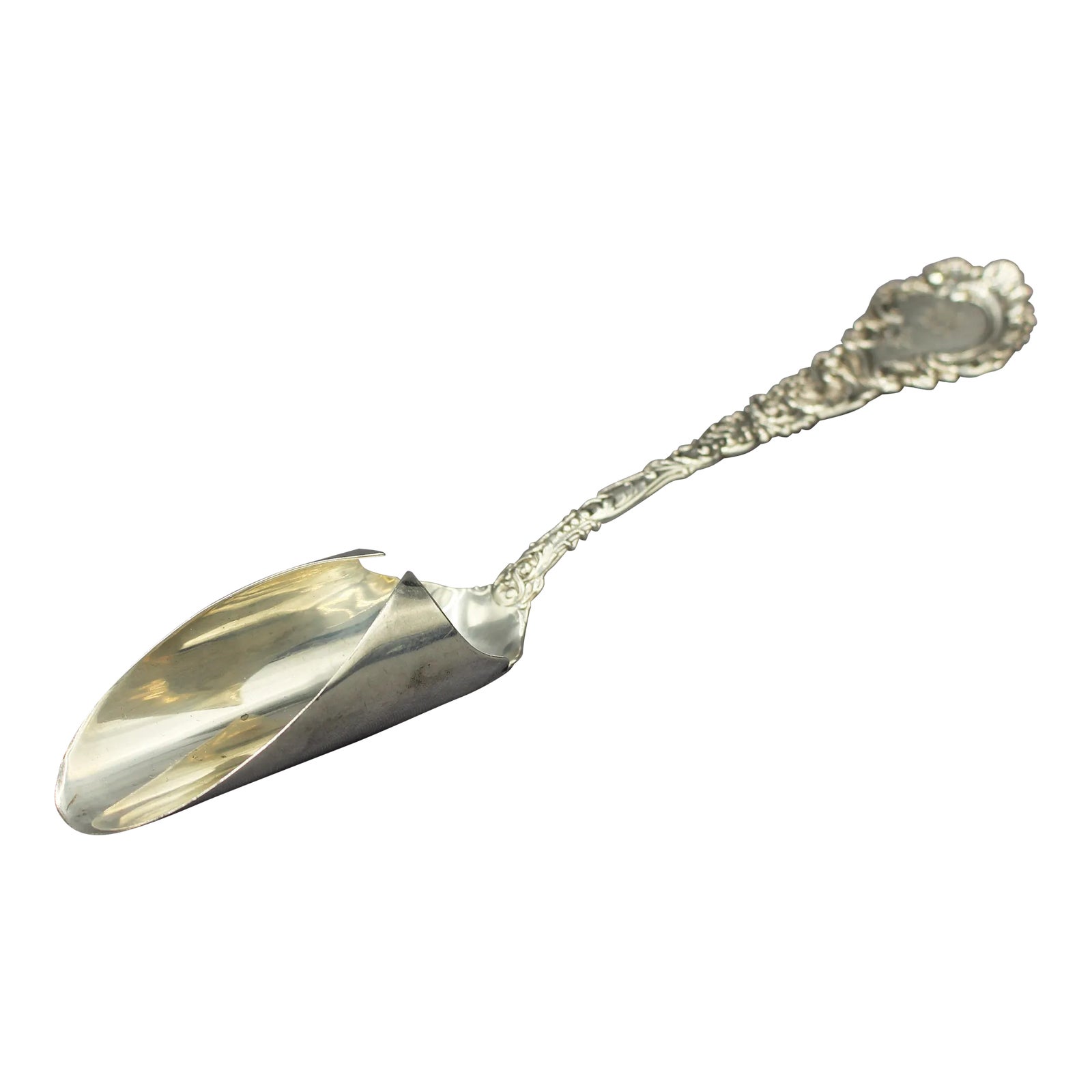 Circa 1893 "Louvre" Pattern Sterling Silver Stilton Scoop by Wallace ...