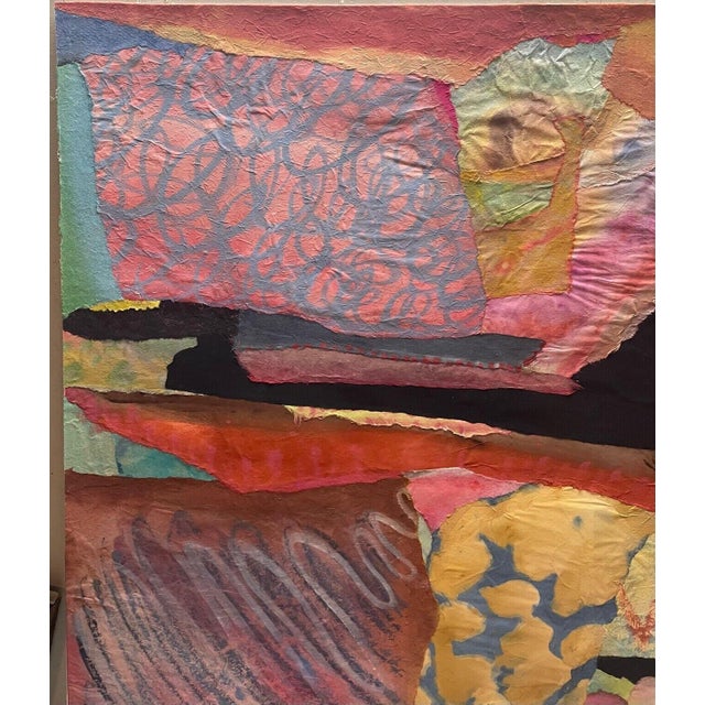 Vintage 1986 Pat Monson 'vegetarian's Delight' Paper Abstract Collage ...