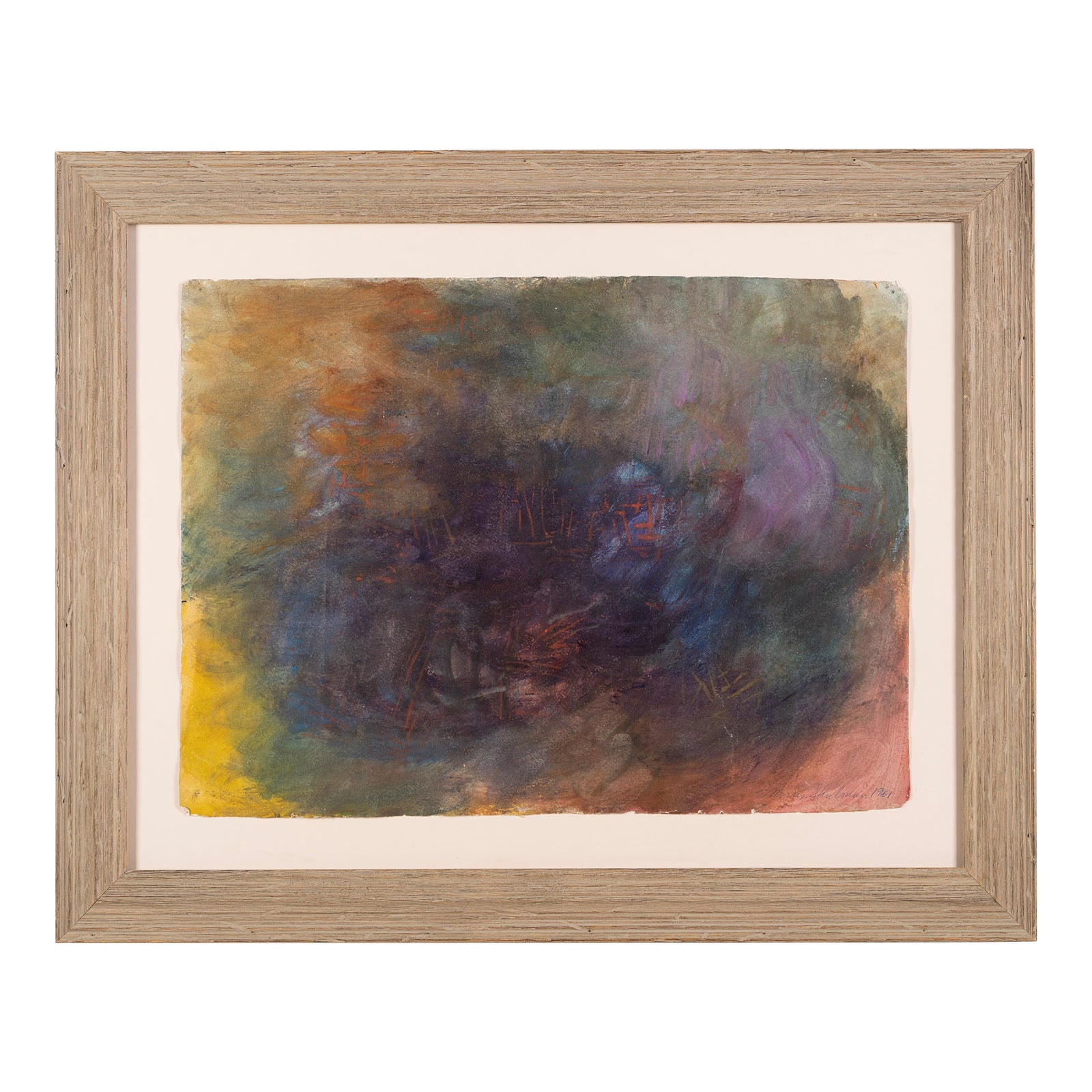 Morris M. Shulman Antique American Modernist Abstract Landscape Morris ...