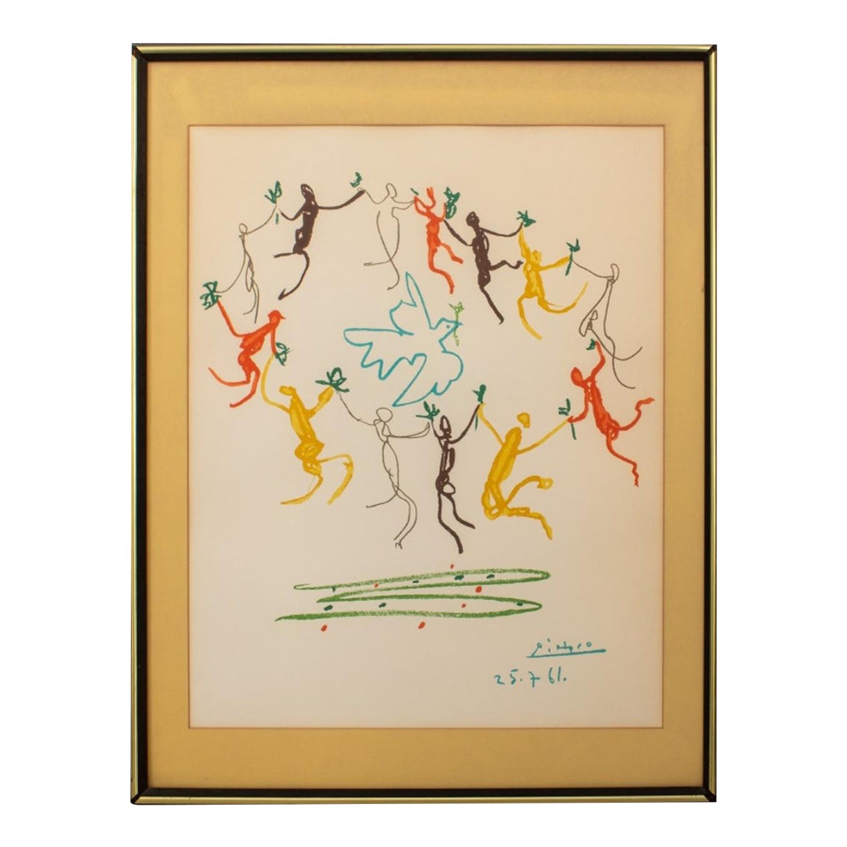 After Picasso "La Ronde De La Jeunesse" Lithograph | Chairish