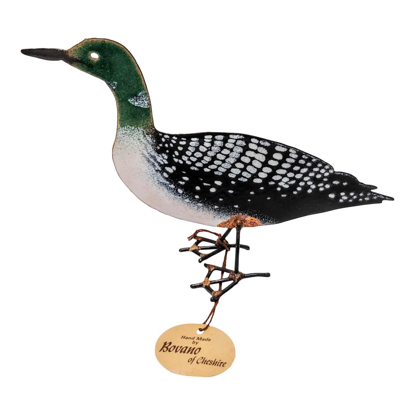Vintage Bovano of Cheshire Copper Mallard Duck | Chairish