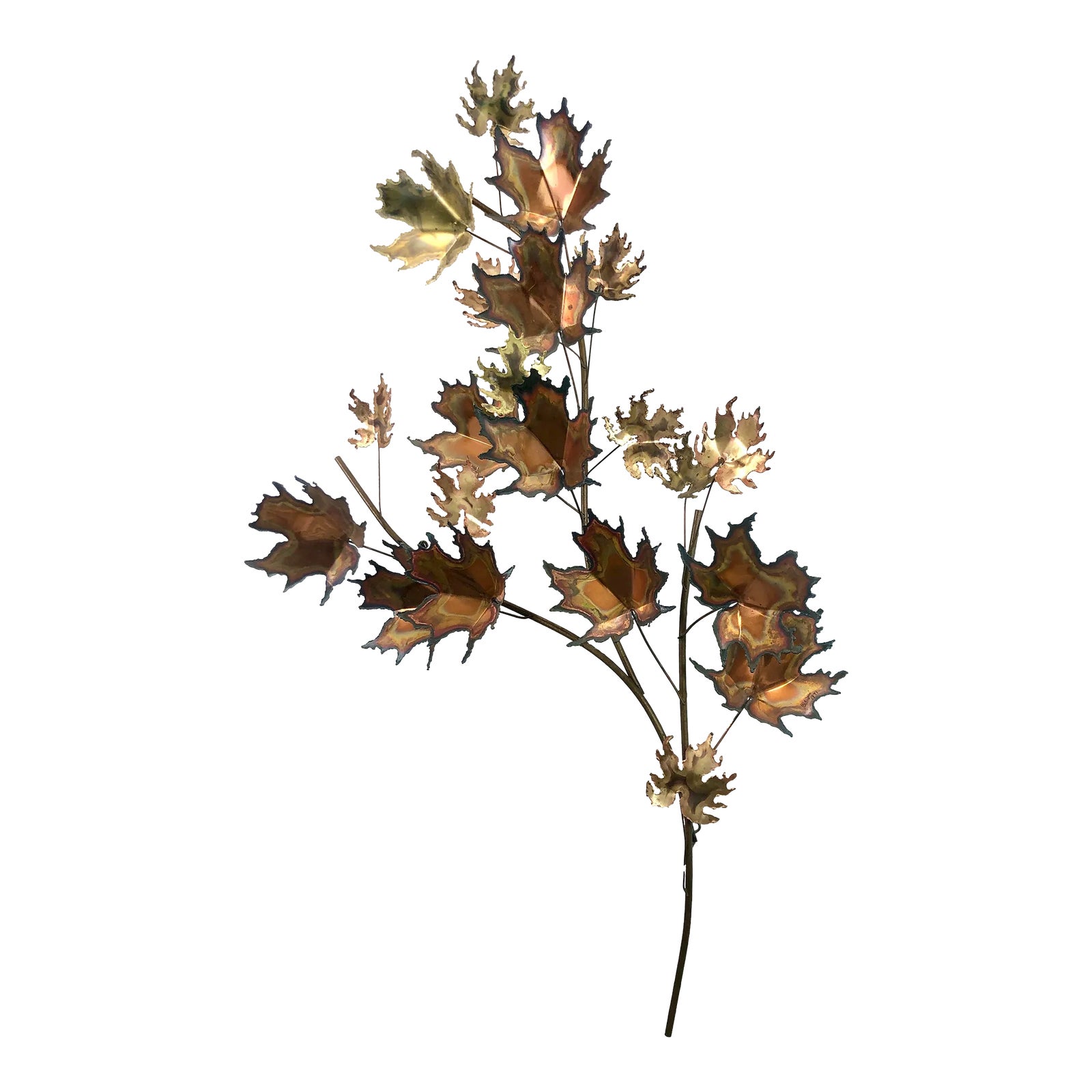 1971 Large Jere Maple Leaf Sculpture | Chairish