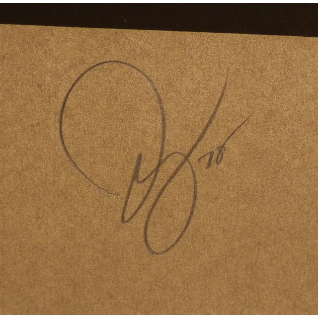 Jack Youngerman Untitled Signed & Numbered Serigraph From Blue Brown ...