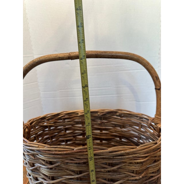 1940s Vintage Peterboro Basket Co. With Handle, Peterborough, NH | Chairish