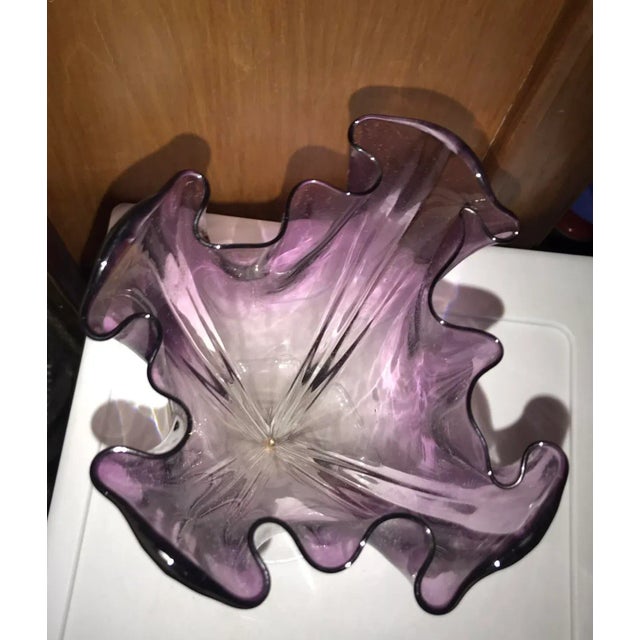 Antique Steuben Purple to Clear Art Glass Vase | Chairish