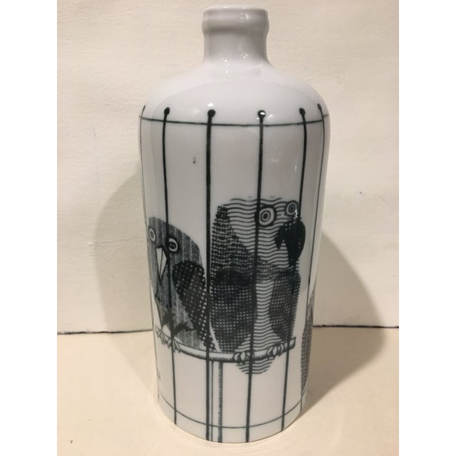 Mid 20th Century Alberts German Bird Pottery Crock | Chairish