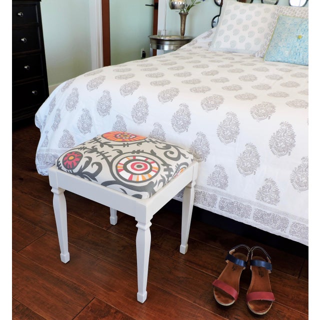 Boho Chic Low Bench | Chairish