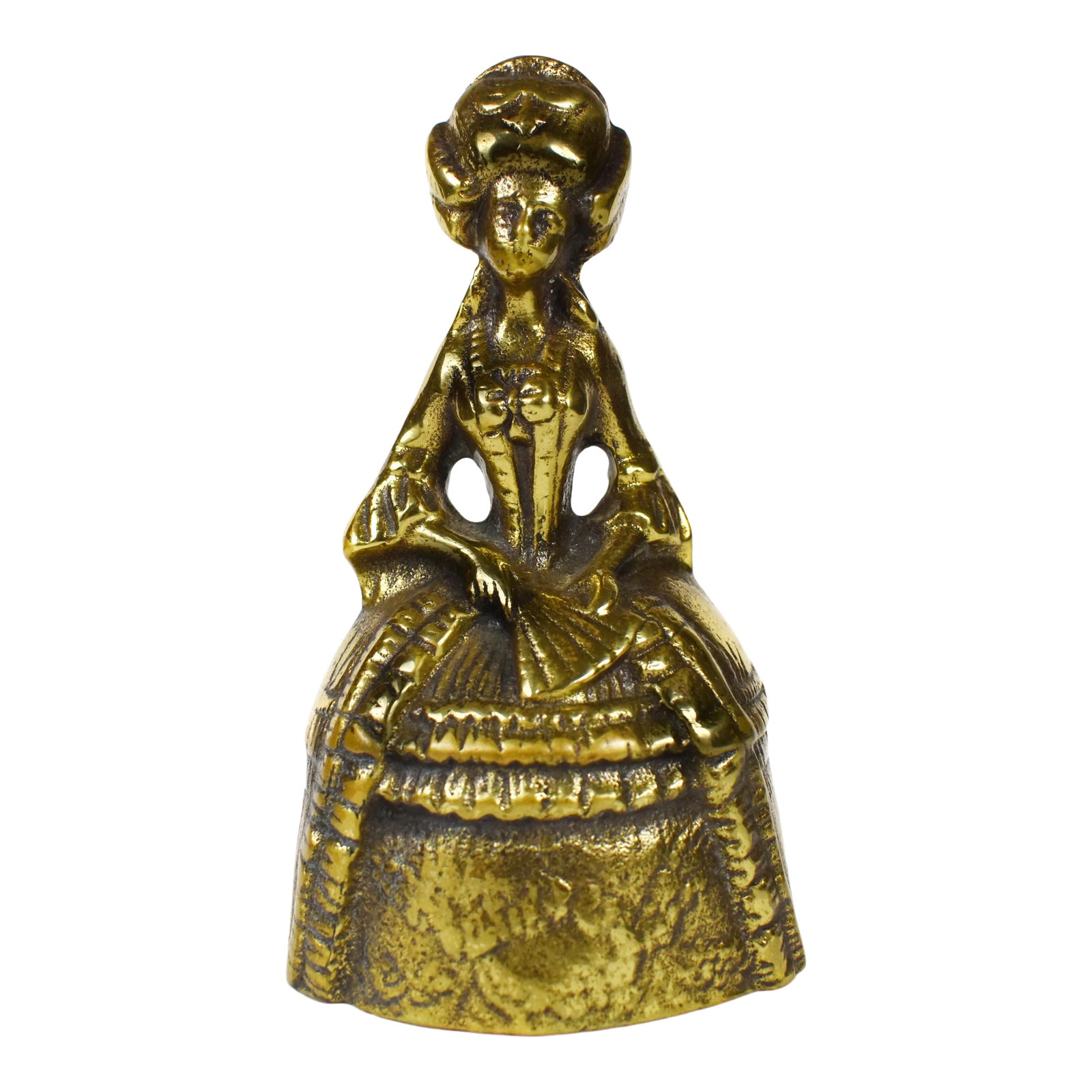 Early 20th Century Vintage Brass Victorian English Woman Brass Dinner ...