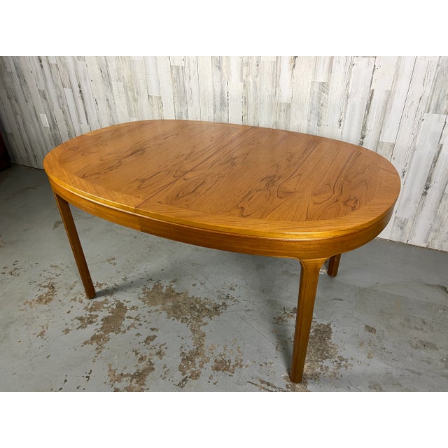 Oval Teak Dining Table by Nathan Furniture | Chairish