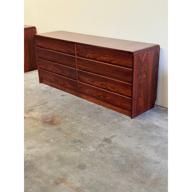 Danish Mid-Century Modern Rosewood Lowboy Dresser by Arne Wahl Iversen 1960s, Attributed | Chairish
