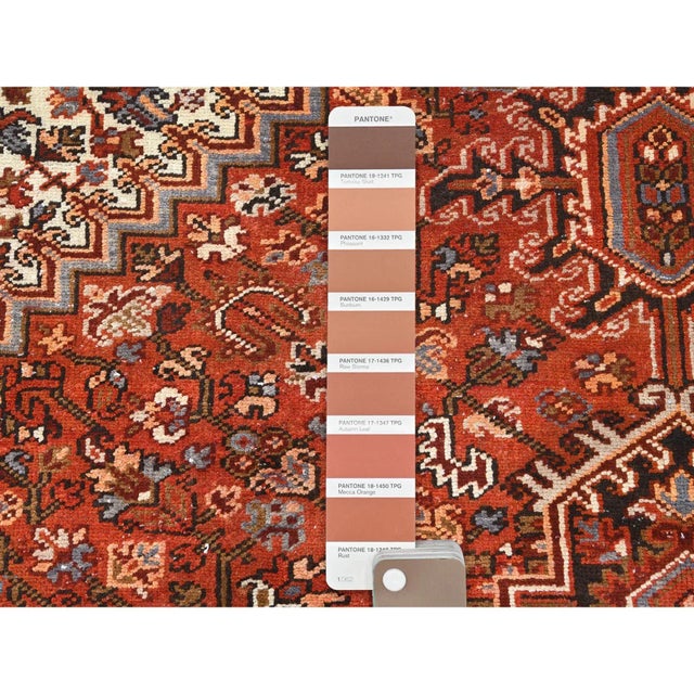 1960 Red Vintage Persian Rug | Chairish