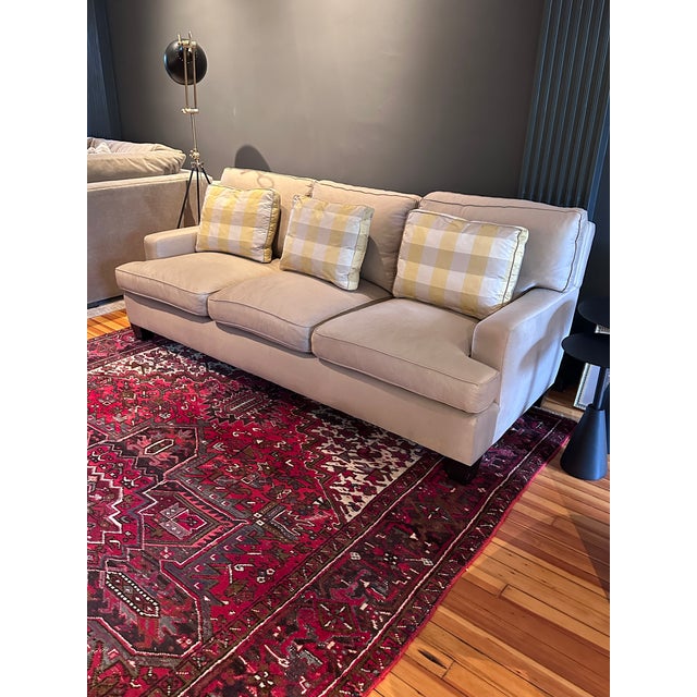 Barbara Barry for Baker Furniture Silk Sofa | Chairish
