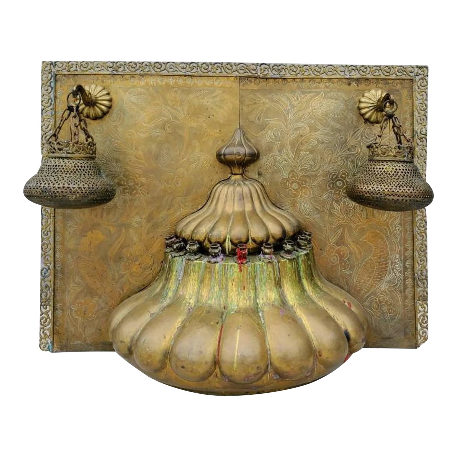 Middle-Eastern Temple Shrine Architectural Element | Chairish