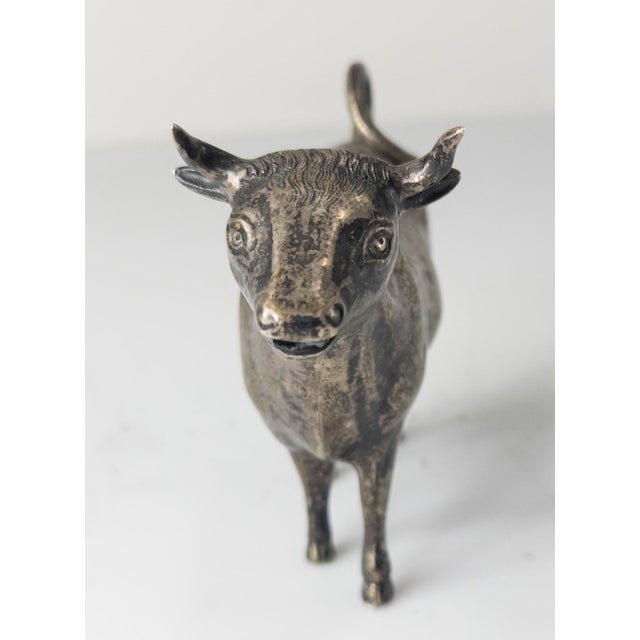 19th Century Continental European German .835 Silver Cow Form Creamer ...