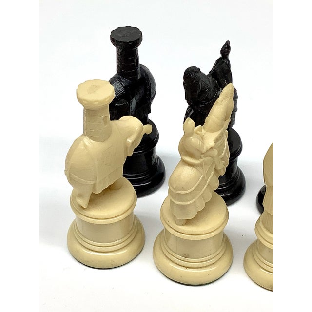 Vintage Bakelite Full Set Kingsway Chess Set | Chairish